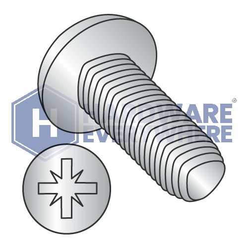 M4 X 8 Thread Forming Screws / Pozi / Pan Head / A2 Stainless / Plain ...