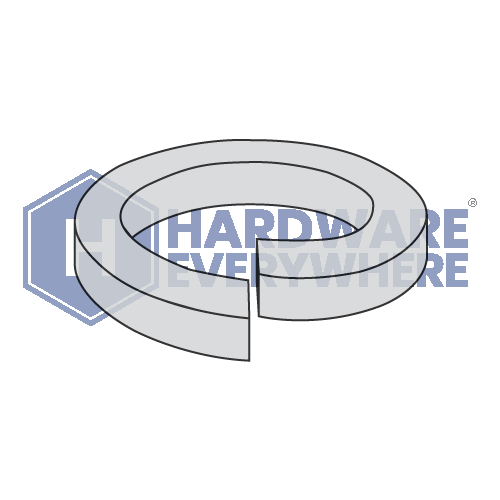 1/2 Medium Split Lock Washers / Steel / Hot Dipped Galvanized ...