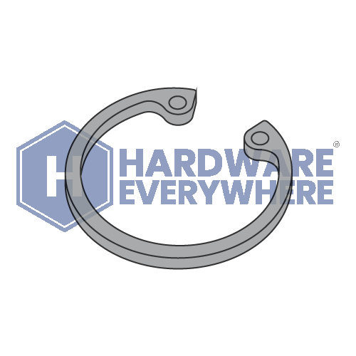 M30 METRIC INTERNAL TYPE RETAINING RINGS / Steel / Black Phosphate ...