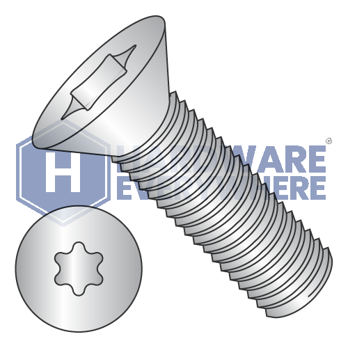 M8 x 16 METRIC MACHINE SCREWS / Torx / Flat Head / A2 Stainless / Plai ...