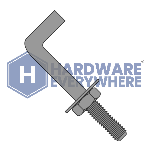 3/8-16 x 10 ANCHOR BOLTS / Steel / Plain – Hardware Everywhere