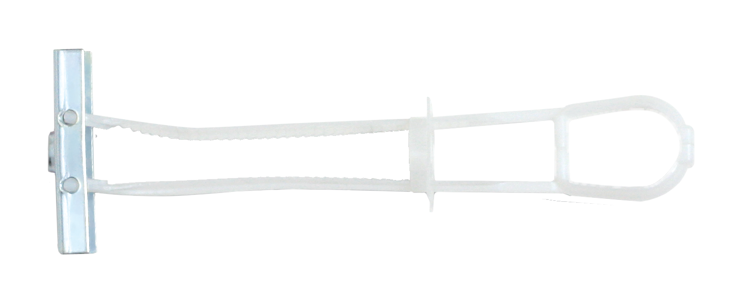 3/16 Aerosmith Nylon Drywall Strap-Style Toggle Anchors / Nylon / Natu ...