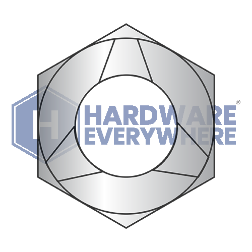 M6-1.00 METRIC HEX NUTS / prevailing torque / A2 Stainless / Plain ...