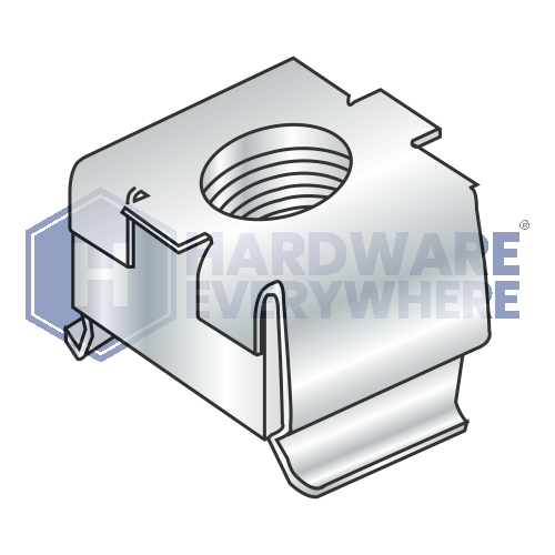 M6 METRIC CAGE NUTS / Steel / Zinc / Panel Range .093-.126 – Hardware ...