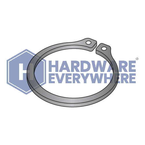 M17 METRIC EXTERNAL TYPE RETAINING RINGS / Steel / Black Phosphate ...