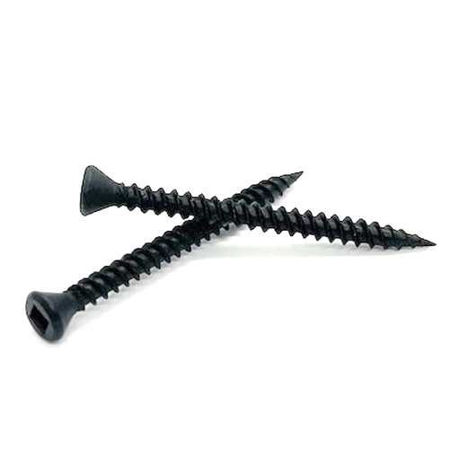 8 x 2 1/2 DRYWALL SCREWS / Square / Bugle Head / Steel / Black Oxide ...