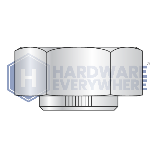 1-8 STOVER-TYPE LOCK NUTS / Grade B / Cadium – Hardware Everywhere